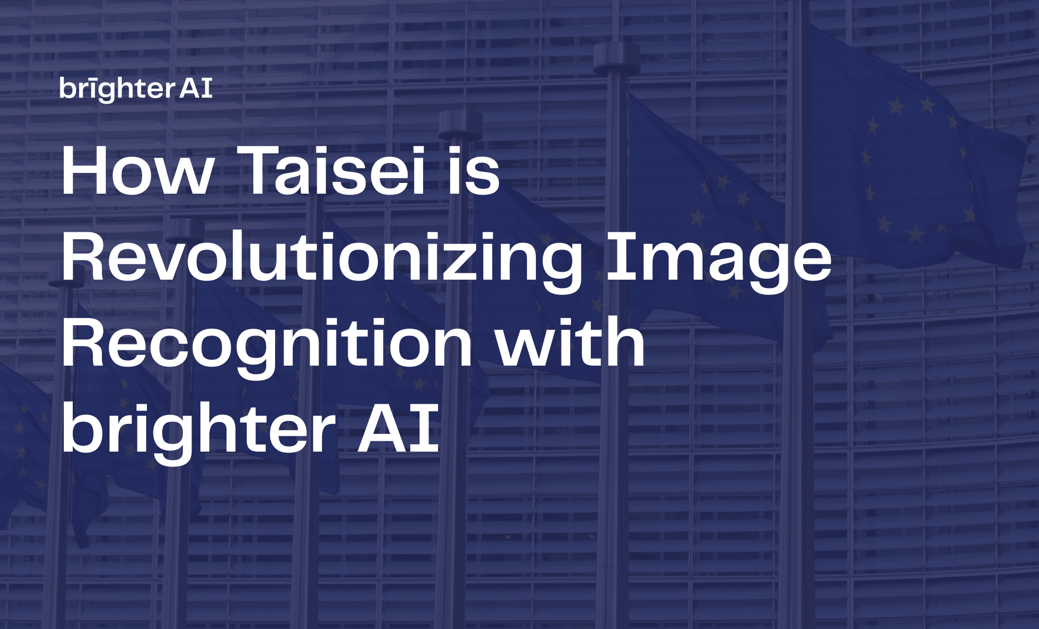 How Taisei Is Revolutionizing Image Recognition With Brighter Ais